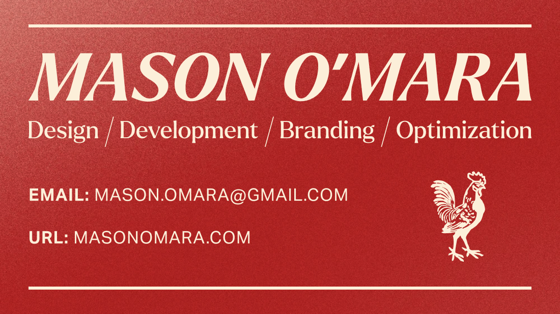 Mason O’Mara | About